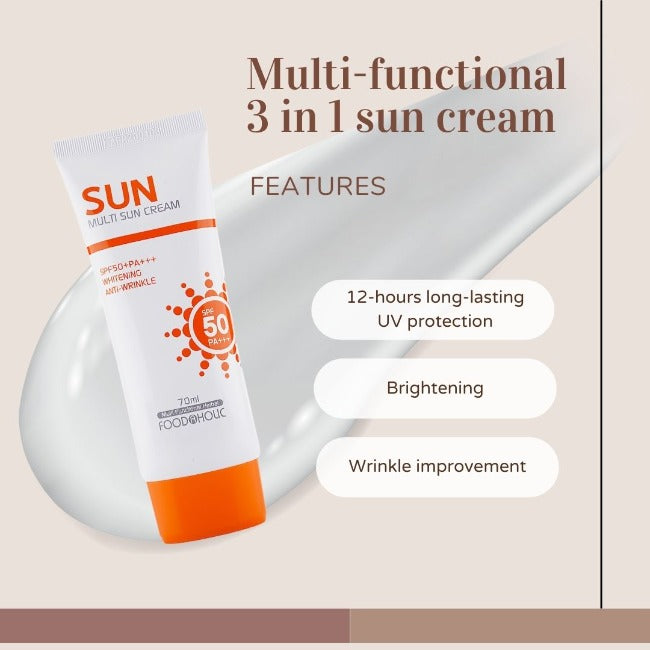 Foodaholic Multi Sun Cream SPF 50+ PA+++ – Miessential